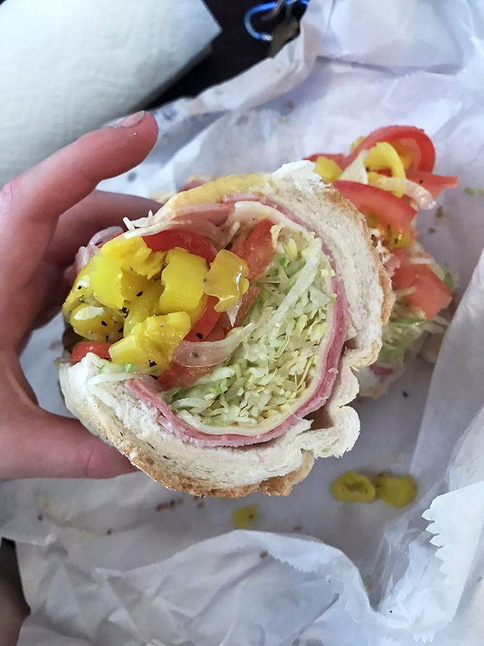 Layer upon layer of Italian meats, cheese, and veggies&mdash;architectural genius that would make Frank Lloyd Wright weep with joy.