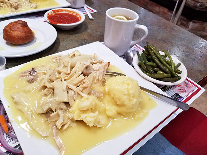 Comfort food at its finest: when gravy meets mashed potatoes, angels sing and your grandmother nods in approval somewhere.