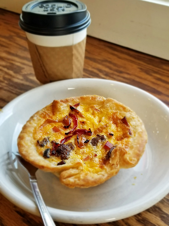 This savory quiche with its perfectly flaky crust is what breakfast dreams are made of&mdash;protein-packed justification for dessert later.