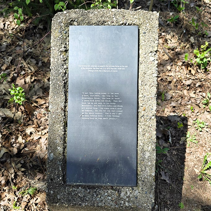 Even the memorial markers here are works of art—concrete poetry that stands as a testament to creativity set in stone.