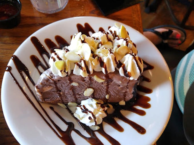The mud pie finale: because sometimes you need dessert that's as rich and indulgent as your vacation memories.