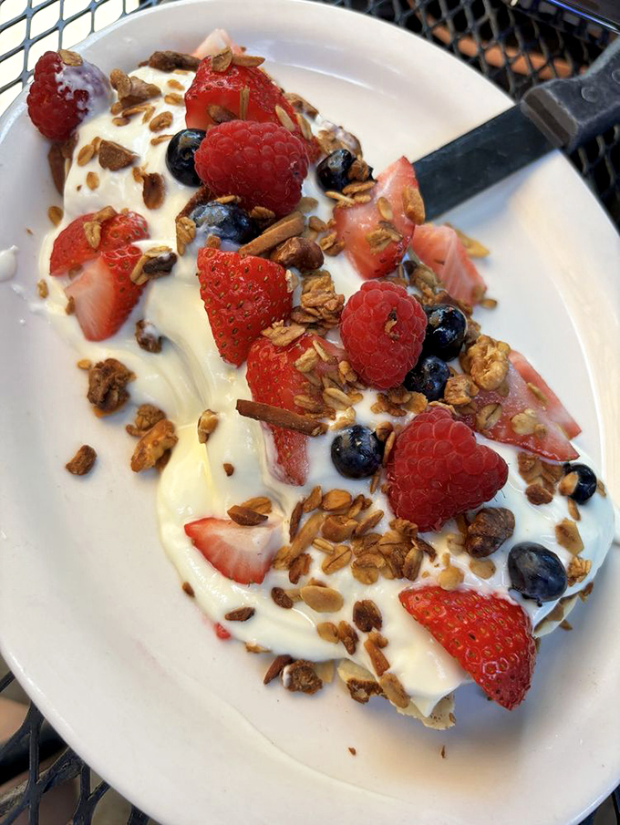 The pancake roll transforms ordinary breakfast into an extraordinary adventure, rolled tight with sweet surprises waiting inside.