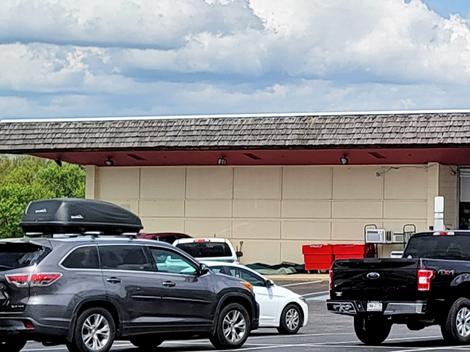 The parking lot fills quickly on sale days. Savvy shoppers know to arrive early, like pancake enthusiasts at a breakfast buffet.