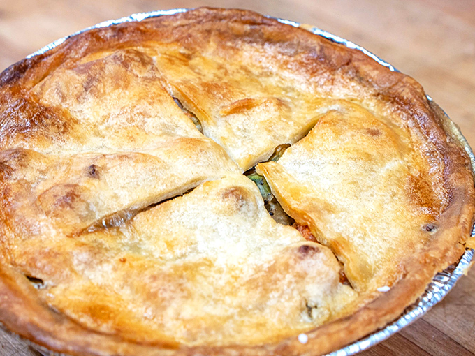 Not all heroes wear capes&mdash;some wear perfectly golden crusts. This savory pot pie promises the comfort food equivalent of a warm hug on a chilly day.