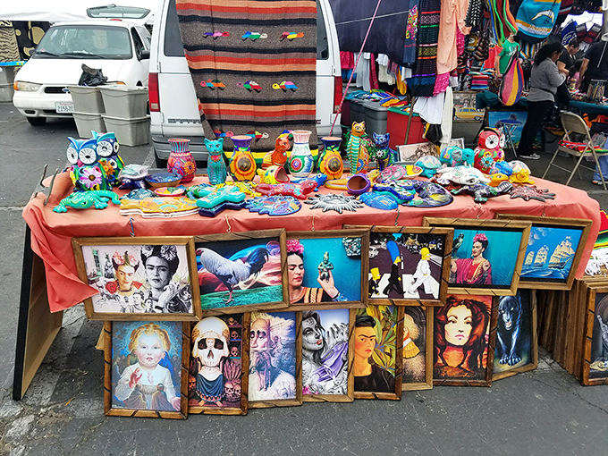Frida would approve of this colorful collection. Each frame tells a story, each ceramic piece holds memories waiting to be adopted into your home.