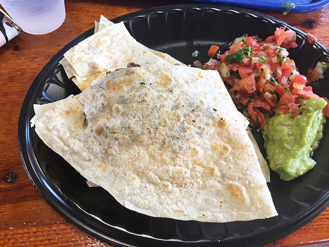 A quesadilla so stuffed with fresh lettuce it's practically wearing a green hat&mdash;comfort food dressed for a fiesta.