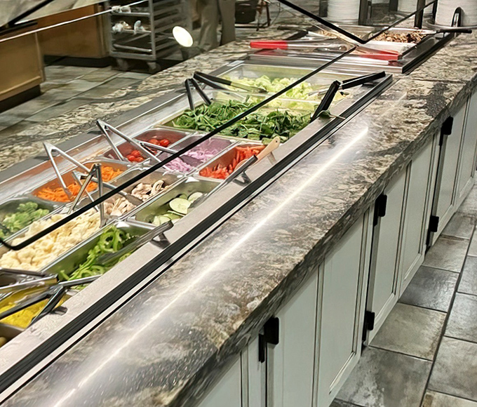 The salad bar that'll make you forget you ever settled for sad grocery store greens.