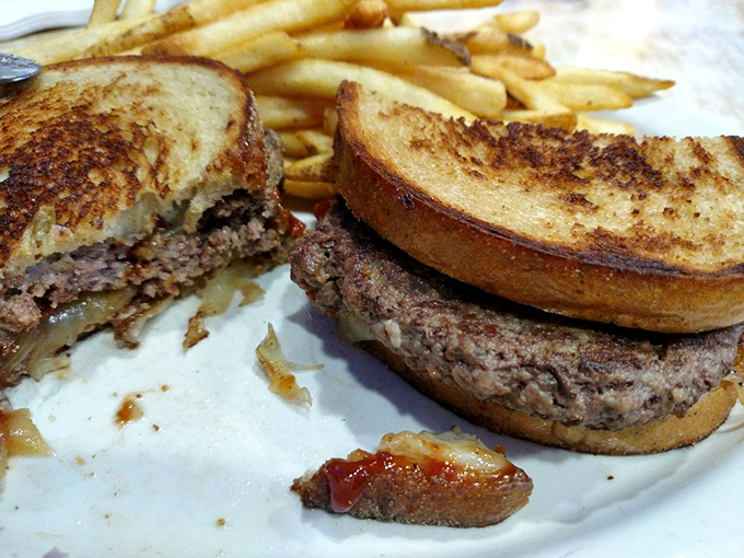 The patty melt&mdash;where burger meets grilled cheese in a beautiful union that would make cupid weep with joy.