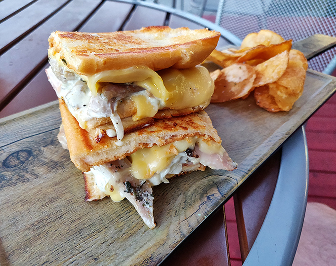 The grilled cheese of your childhood dreams has grown up, gotten sophisticated, and wants to remind you what true happiness tastes like.