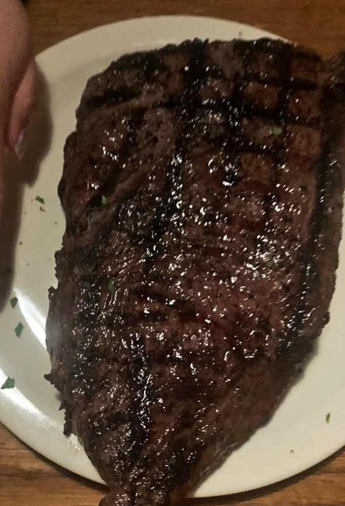 This sirloin has the kind of sear that makes other steaks envious&mdash;glistening with juices that dare you not to salivate.