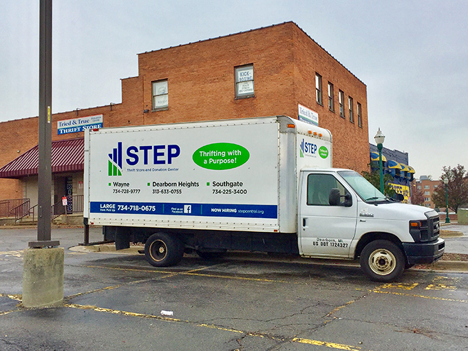The STEP delivery truck&mdash;herald of fresh inventory and reminder that "Thrifting with a Purpose" extends beyond Wayne to neighboring communities.