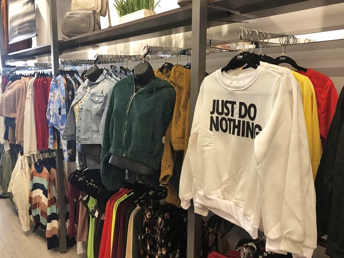 The "Just Do Nothing" sweatshirt speaks to my soul on a spiritual level&mdash;finally, athletic wear that acknowledges my relationship with exercise.