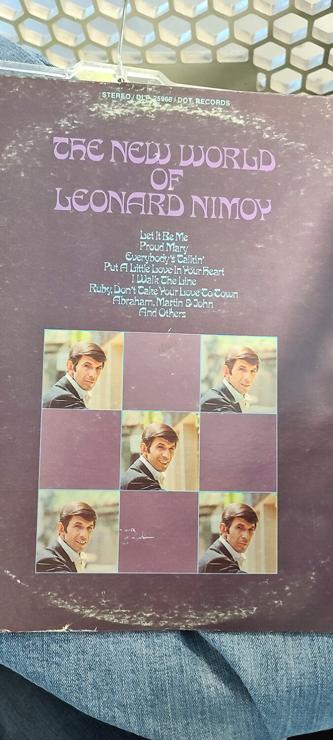 Live long and prosper, vinyl collectors! Leonard Nimoy's musical endeavors remind us that thrift stores are museums of pop culture curiosities.