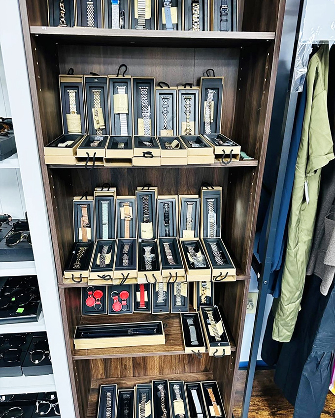 Watch bands displayed like fine jewelry&mdash;because sometimes your wrist deserves a wardrobe change too. Time for an affordable upgrade!