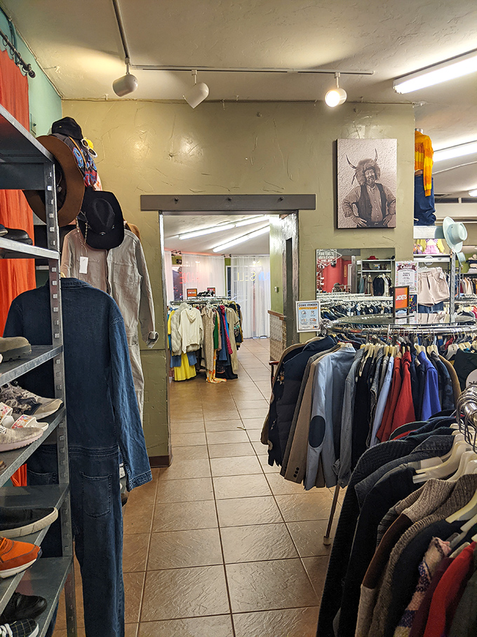 Hallways lead to more discoveries &ndash; just when you think you've seen it all, another room of potential wardrobe magic awaits around the corner.