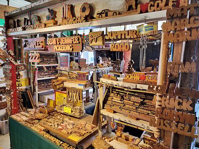 Wood you believe these carvings? From "Man Cave" signs to personalized nameplates, this artisan turns lumber into love letters to personality.