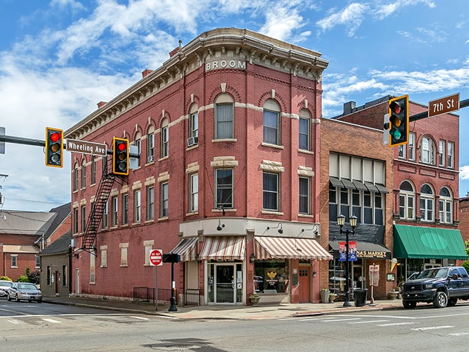 Cambridge's glass city heritage sparkles in the sunlight reflecting off these timeless downtown building facades.
