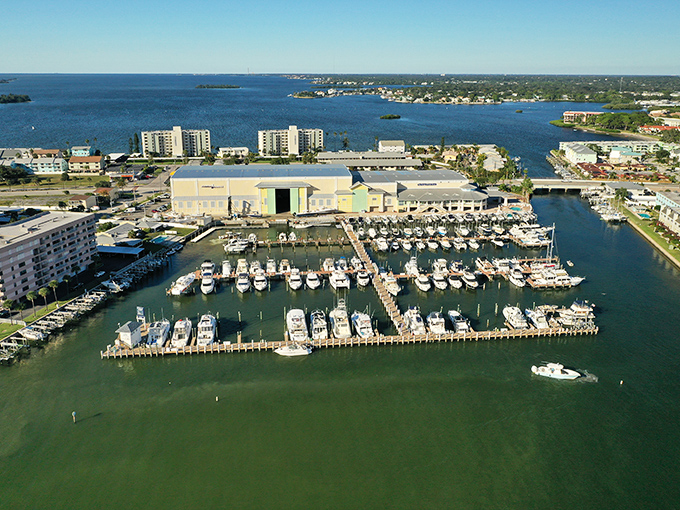 Dunedin&rsquo;s marina sparkles in the sun offering the perfect spot for boating adventures and soaking in coastal Florida beauty.