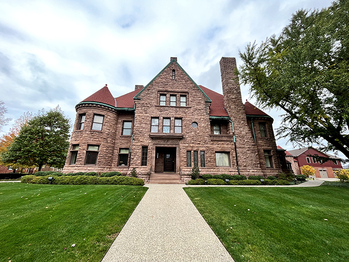 The impressive courthouse in Erie stands as a testament to the city's importance, despite housing costs that remain surprisingly down-to-earth.
