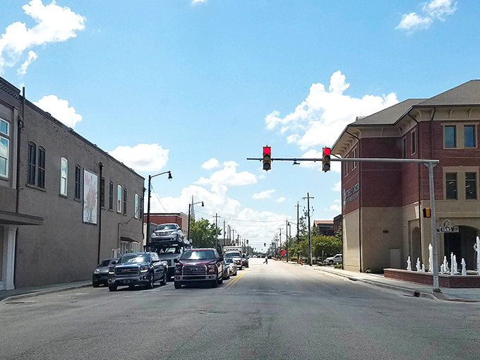 Tree-lined streets and historic buildings create the perfect setting for afternoon wandering.