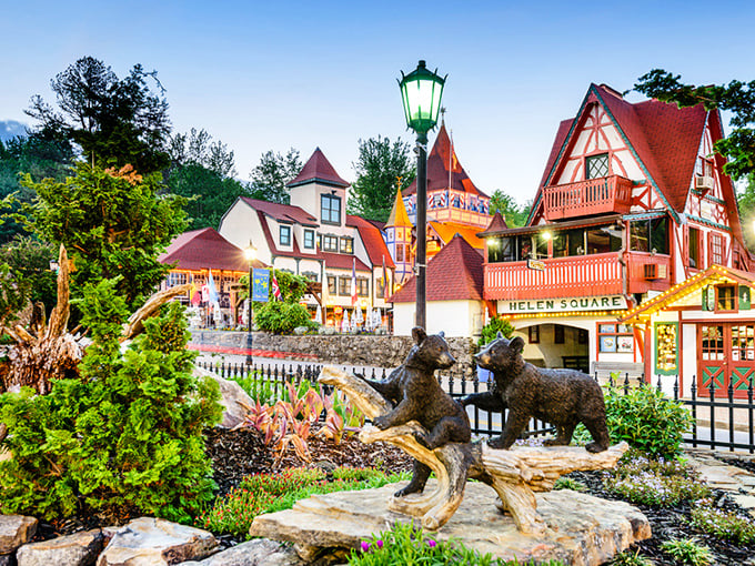 Helen's Bavarian-inspired architecture creates a European escape in the Georgia mountains. Lederhosen optional, fun mandatory!