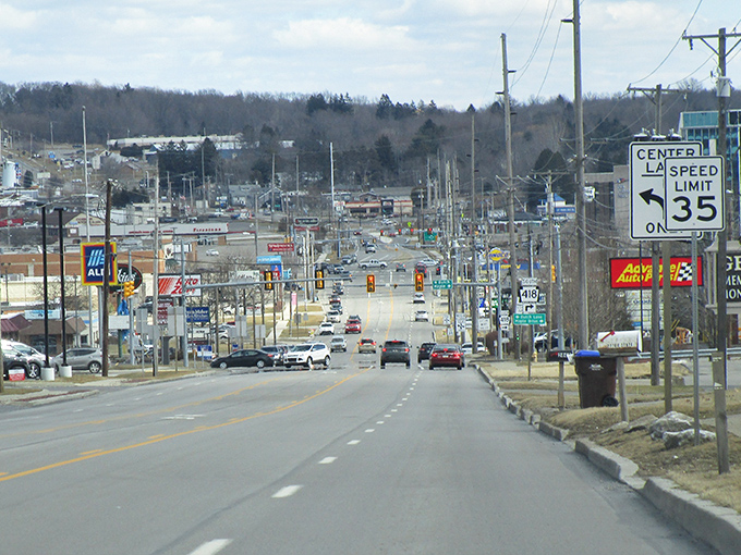 Hermitage's main street offers that perfect small-town feel where you might actually know the person behind the counter.