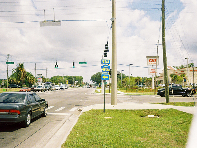Homosassa's main street keeps it simple - no fancy facades, just honest Florida living at its finest.