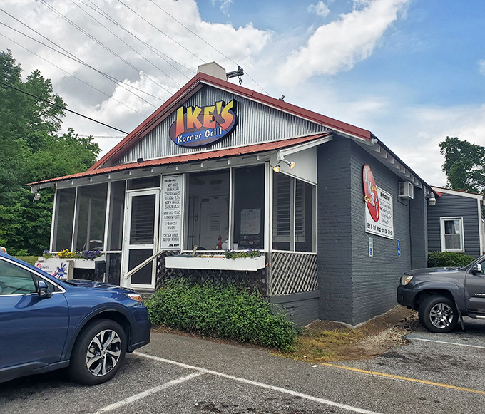 Ike's Korner Grille proves that sometimes the most unassuming buildings house the most unforgettable flavors. Don't judge this book by its cover!