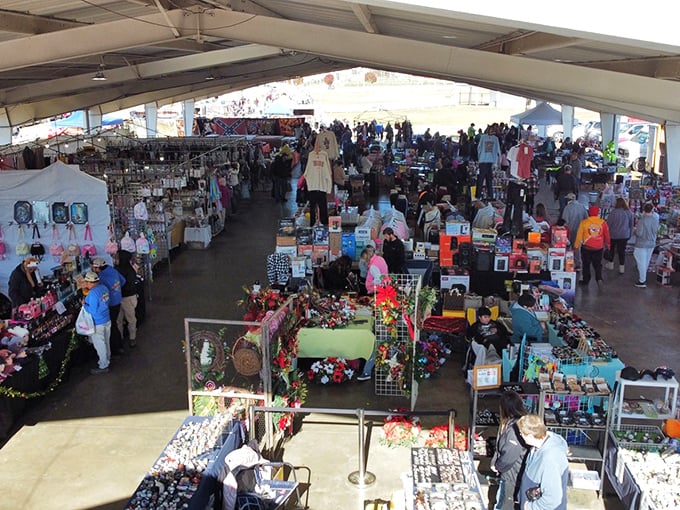 Hub City's outdoor market embraces the sunshine. Nothing beats the thrill of spotting that perfect find under an open sky.