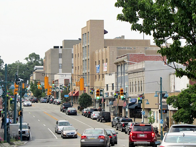 Lebanon's modest main street might not scream excitement, but it whispers "affordable living" to retirees watching their budgets.