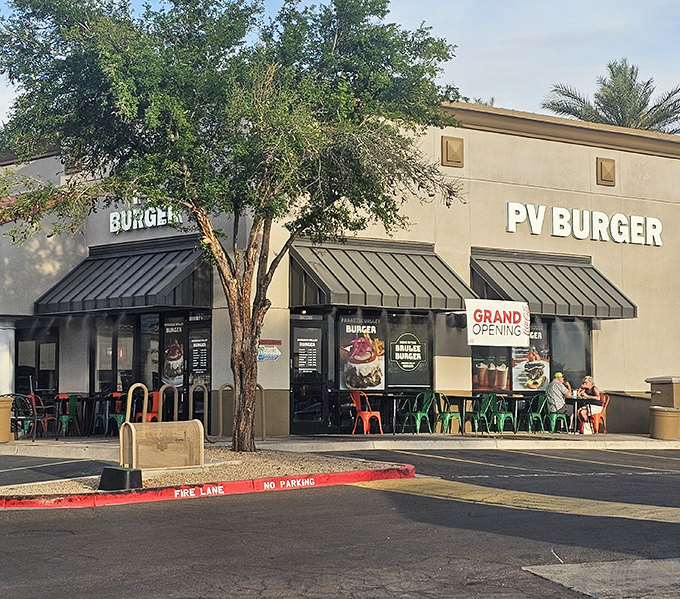 Paradise Valley Burger's modest storefront is the culinary equivalent of a poker face&mdash;hiding creative genius behind a simple exterior.