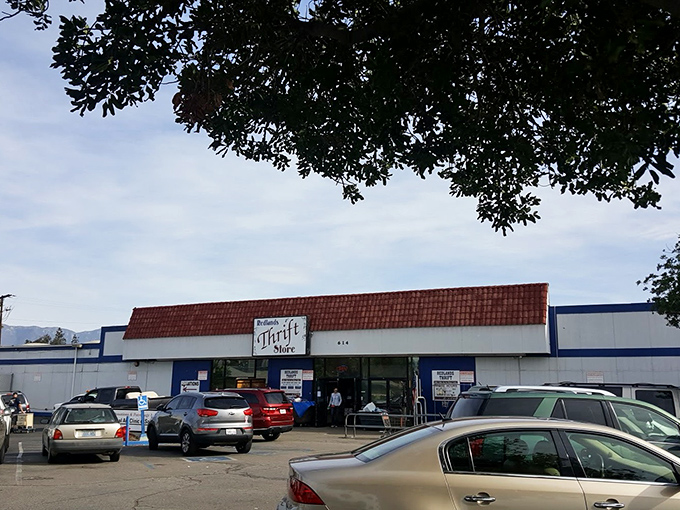 Redlands Thrift Store looks like it holds secrets &ndash; the kind that involve vintage leather jackets and perfectly broken-in cowboy boots at astonishing prices.