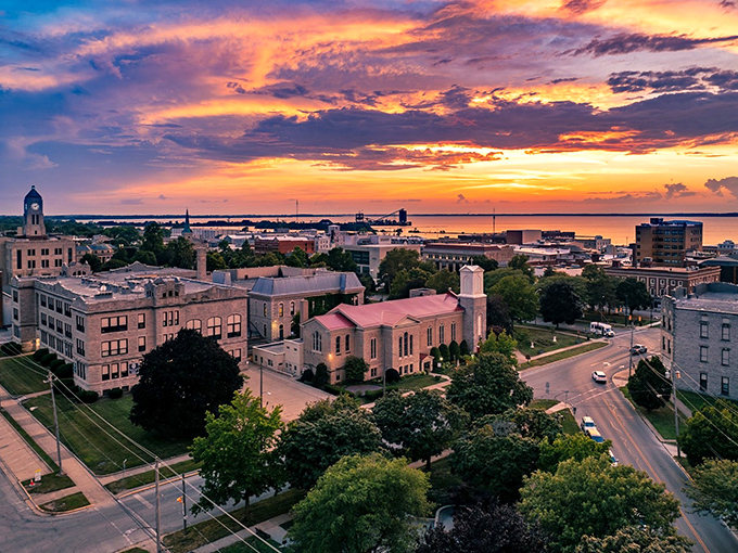 Sandusky's harbor opens to Lake Erie's vast horizon, promising adventures that don't require a trust fund. Water views at trailer park prices&mdash;now that's living!