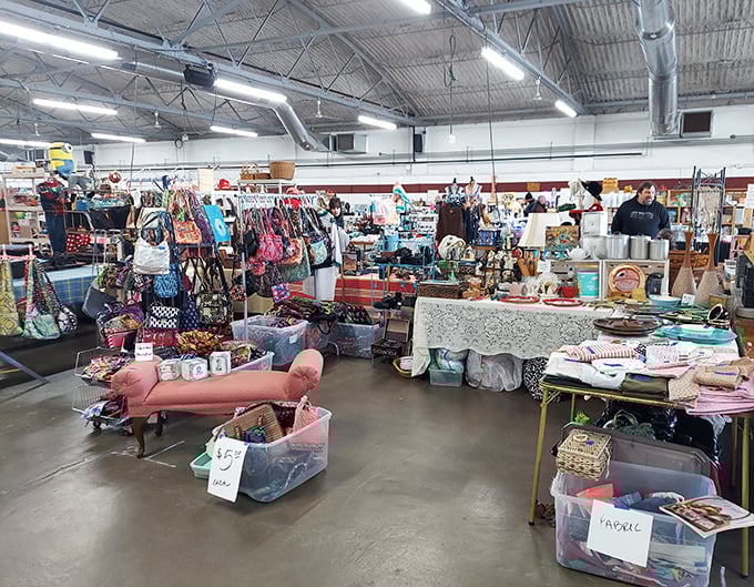 Vintage dreams come true! Springfield's sprawling market displays everything from funky furniture to forgotten heirlooms.