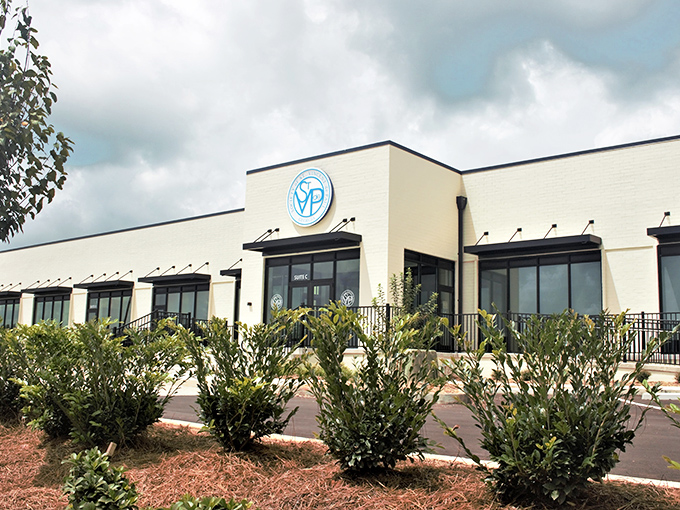 St. Vincent de Paul's modern storefront brings a touch of retail elegance to the thrifting experience.