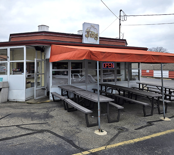 The Jug's humble exterior hides culinary treasures that locals have been keeping secret from food critics for generations.