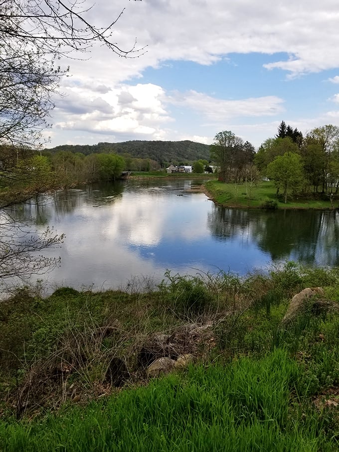 Upper Turkeyfoot's riverside is where your blood pressure goes to take a well-deserved vacation from city life.