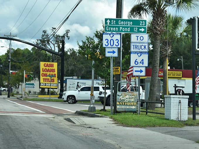 Welcome to Walterboro, where even the highway signs have that small-town friendliness about them.