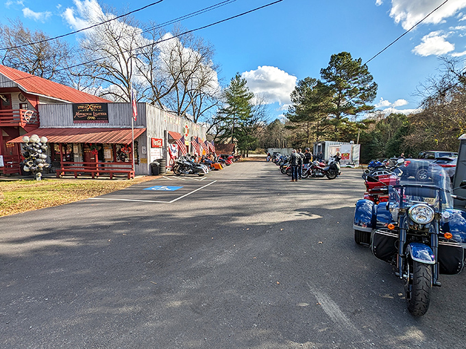 Warm Springs' main street looks like the set designer for "Back to the Future" created the perfect 1940s small town.