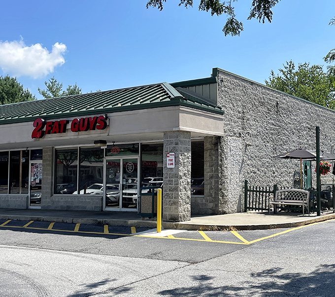 2 Fat Guys proves that sometimes the most unassuming storefronts hide Delaware's most satisfying burger experiences.