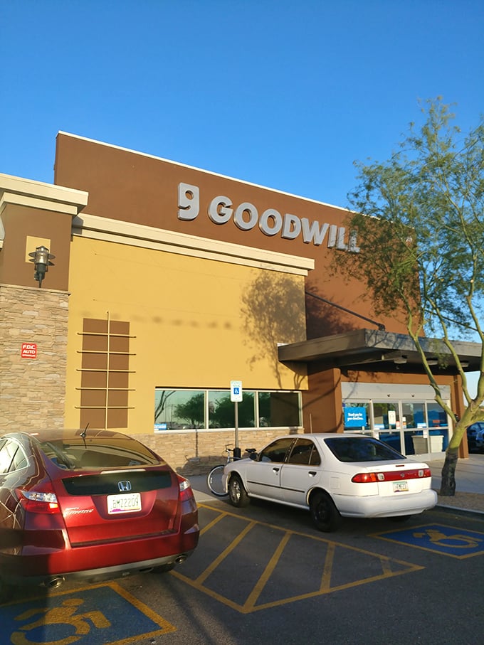 Desert-toned and deal-packed, this Goodwill blends into Arizona's landscape while standing out in the thrift store scene.