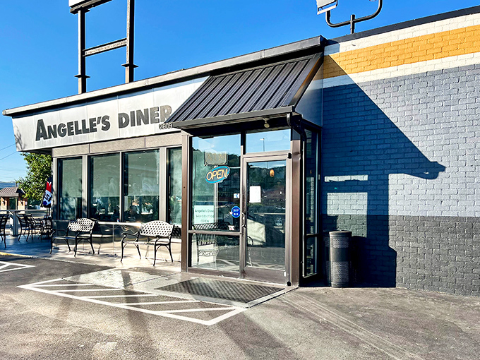 Clean lines and classic signage&mdash;Angelle's Diner doesn't need to shout about its breakfast brilliance.