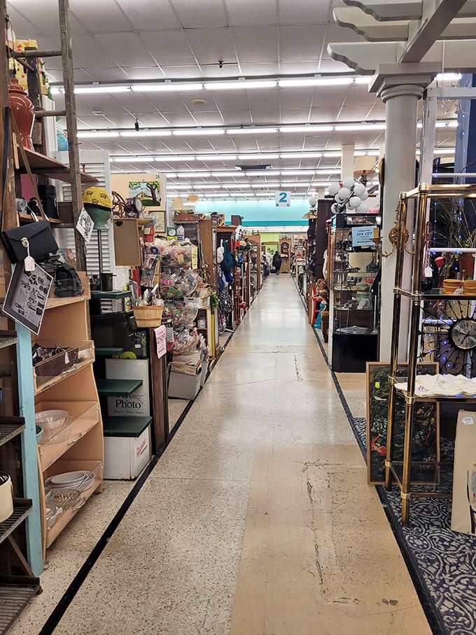 Numbered aisles help navigate this treasure trove. That vintage Ohio memorabilia brings back more memories than your high school reunion!