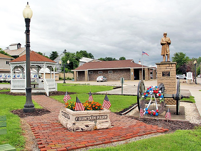 White picket fences and simple homes. The original tiny house movement, minus the Instagram hashtags.