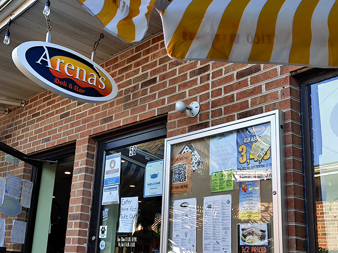 Arena's outdoor tables await your sandwich adventure. The perfect spot to people-watch while tackling their legendary creations.