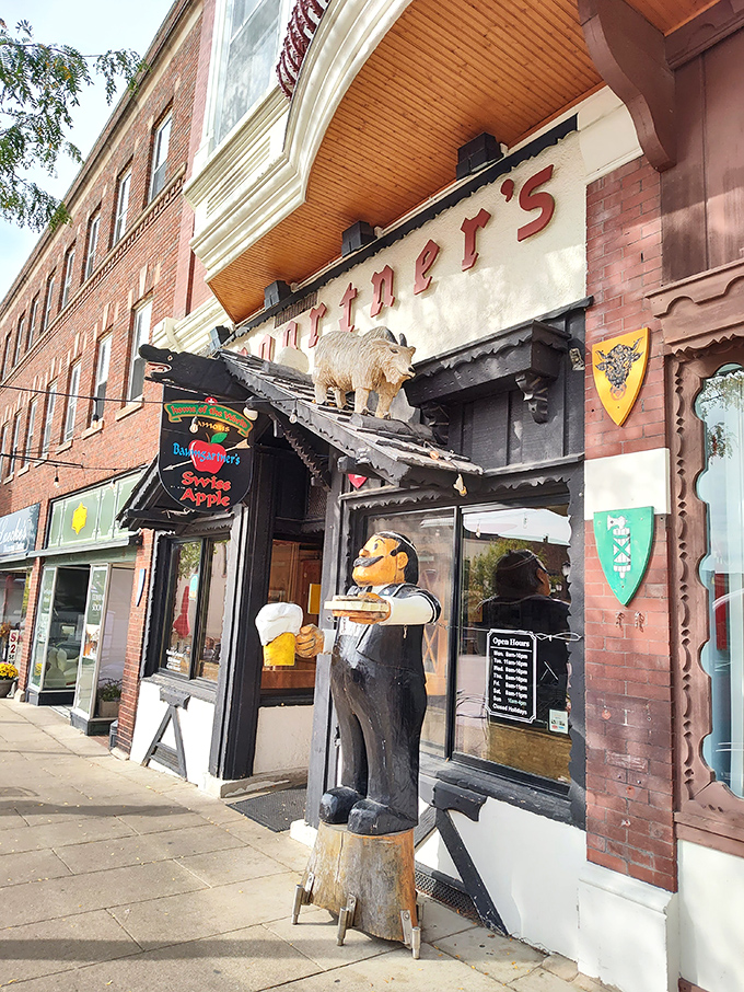 That goat on the roof isn't random&mdash;it's a proud guardian of Wisconsin's cheese sandwich temple. Respect the goat!