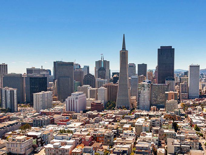 Bird's eye view of California City reveals its planned community roots. Desert living with breathing room to spare!