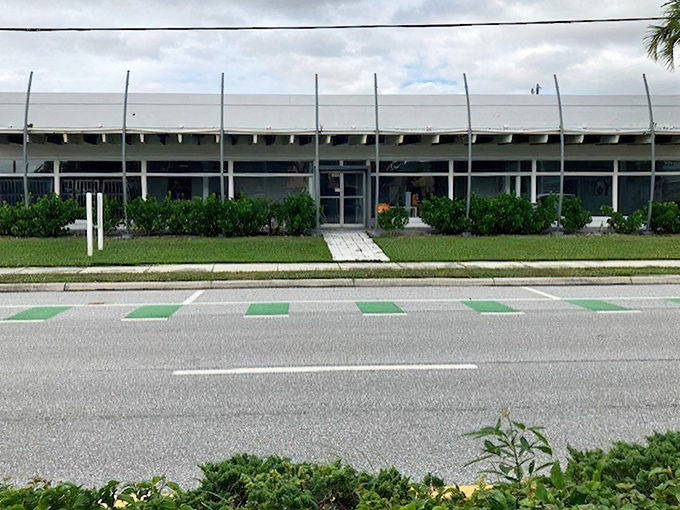 This unassuming thrift store might not catch your eye, but seasoned bargain hunters know better. Sometimes plain exteriors hide the best treasures.