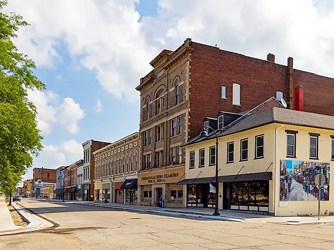 Downtown looks like it was designed by someone who understood that beauty shouldn't cost extra. Those brick streets lead to surprisingly affordable homes!