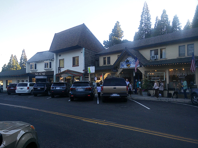 The mountain community of Crestline sits nestled among pines, offering escape from city life.